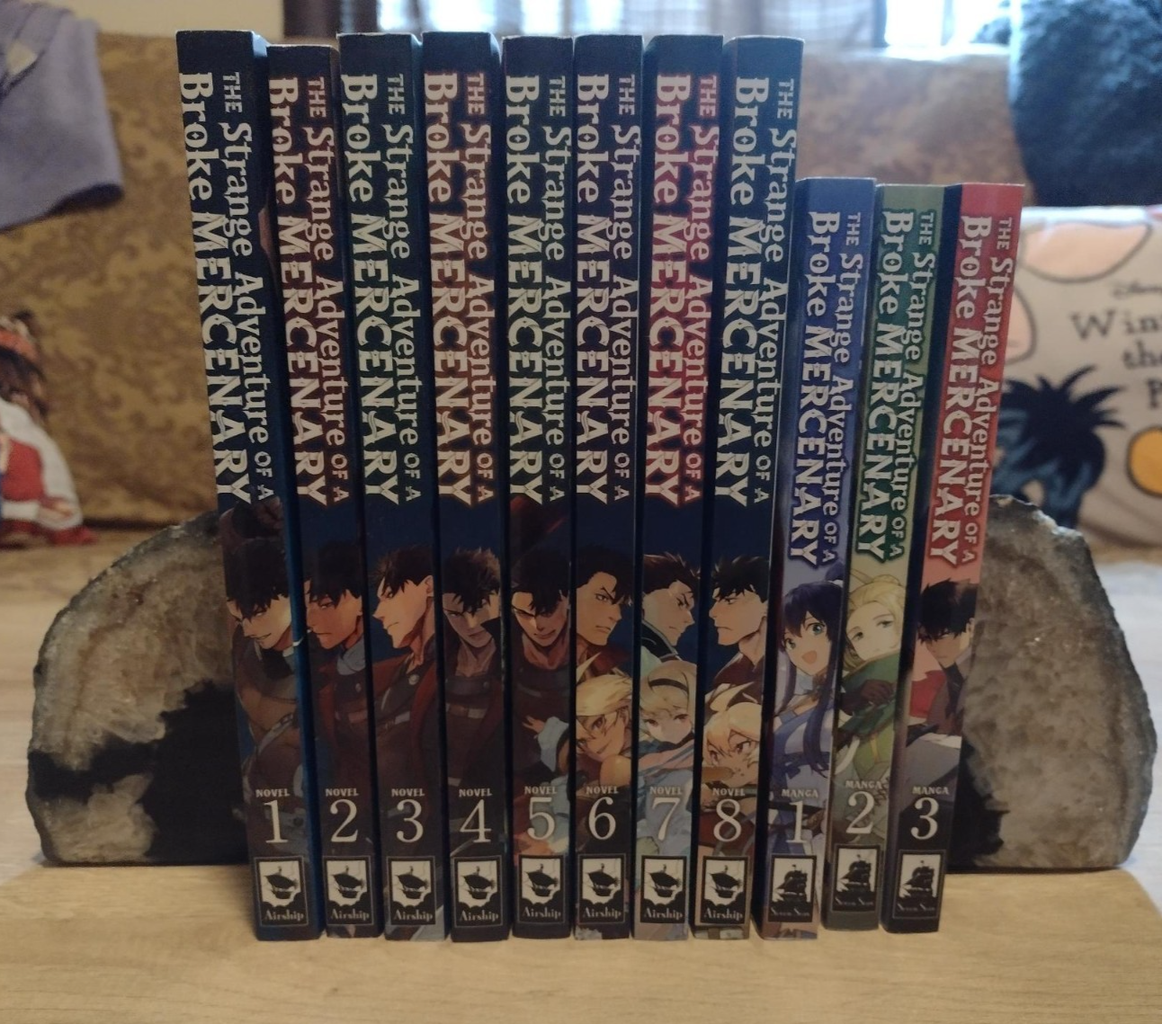 Strange Adventures of a Broke Mercenary light novel 1-8, manga 1-3 | eBay