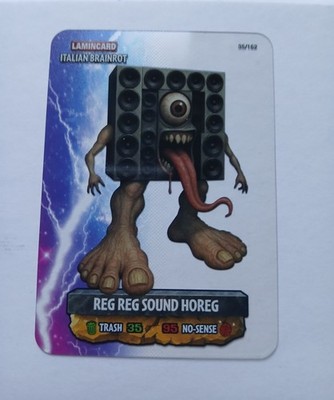 LAMINCARD ITALIAN BRAINROT Diramix MULTIVERSE - REG REG SOUND HOREG | eBay