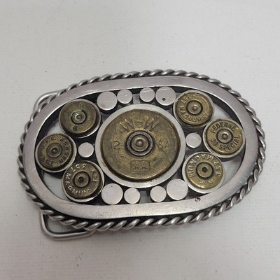 Bullet Casings Belt Buckle 357 Magnum 38 Special Oval Metal Twist ...