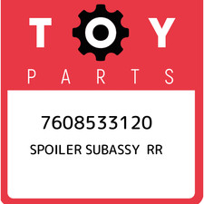 76092-76010 Toyota Spoiler SUBAssy RR 7609276010 Genuine OEM Part for ...