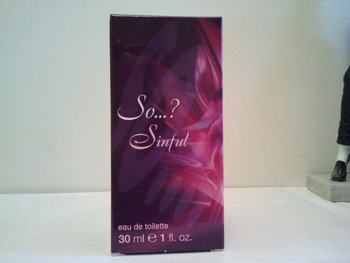 SO ... ? SINFUL WOMEN'S PERFUME FRAGRANCE 30ML EDT SPRAY RARE ...