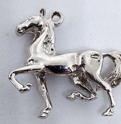 Sterling Silver Galloping / Prancing Horse Charm / Pendant | eBay