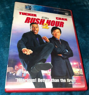 RUSH HOUR 2 DVD CHRIS TUCKER JACKIE CHAN INFINIFILM ACTION COMEDY | eBay