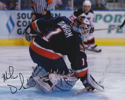 Mike Dunham Autographed Signed 8x10 Photo - NHL Thrashers Devils ...