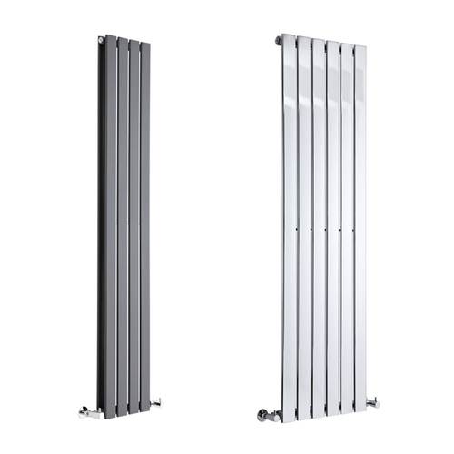 DESIGNER RADIATORS Vertical Horizontal Flat Panel Tall Upright Column ...