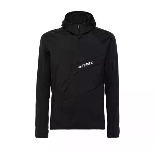 Adidas Terrex Techrock Ultralight 1/2-Zip Hooded Fleece Jacket HJ7363 ...