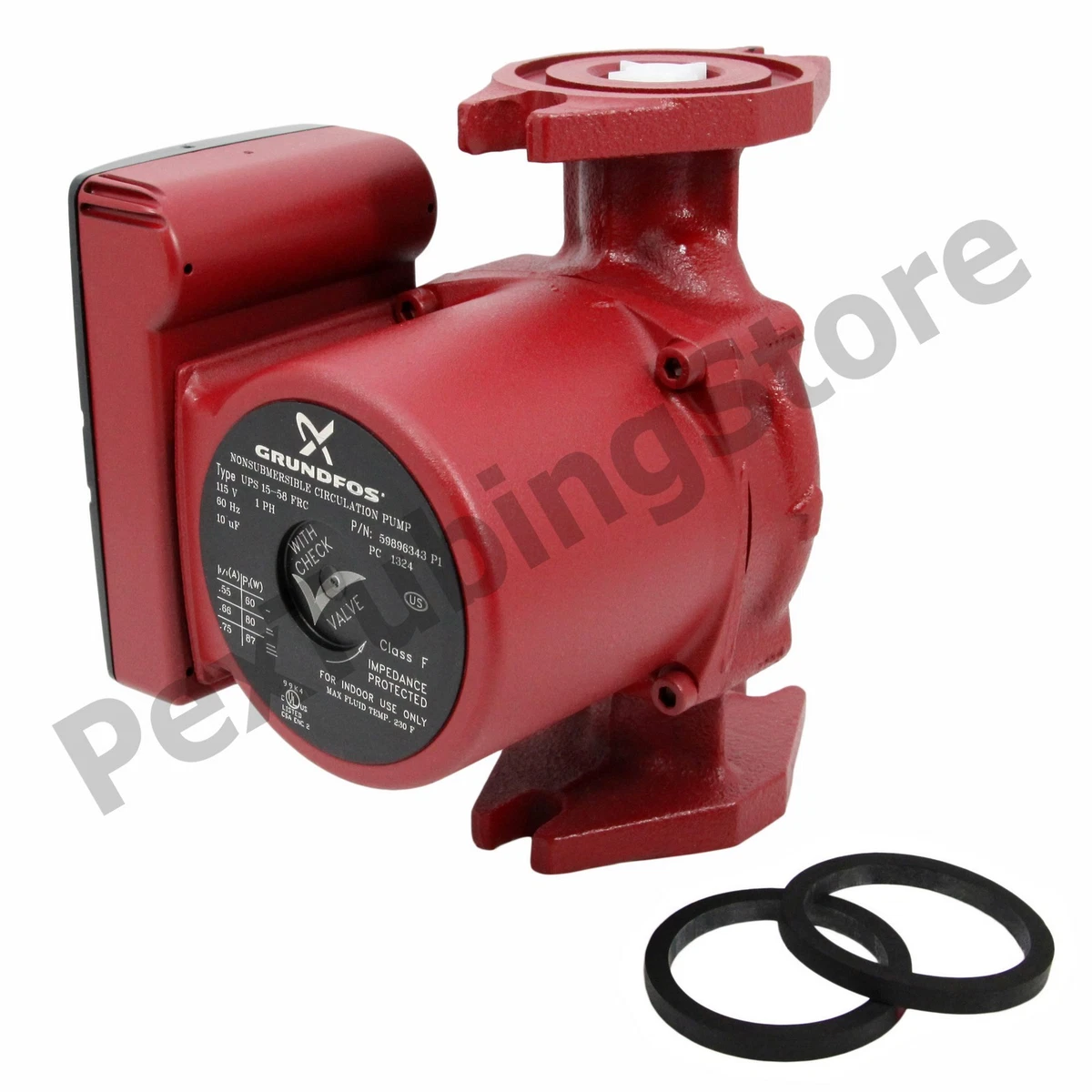 UPS15-58FC 3-Speed Circulator Pump W/ IFC, 1/25 HP, 115V, 55% OFF