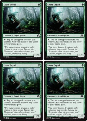 MTG - 4x LOAM DRYAD - Shadows over Innistrad (C) | eBay Australia