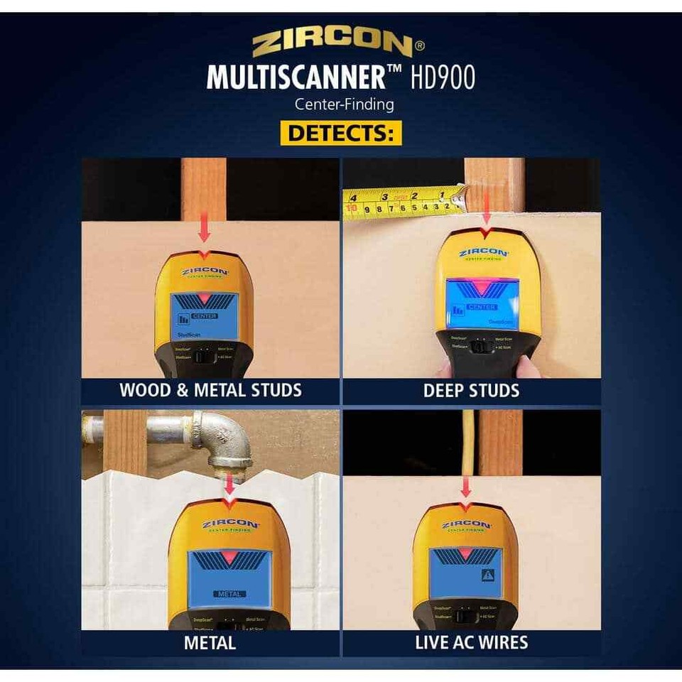 MultiScanner HD900 3 in.Multifunction Stud Finder | eBay