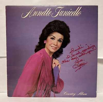 The Annette Funicello Country Album By Annette Funicello SIGNED Vinyl ...