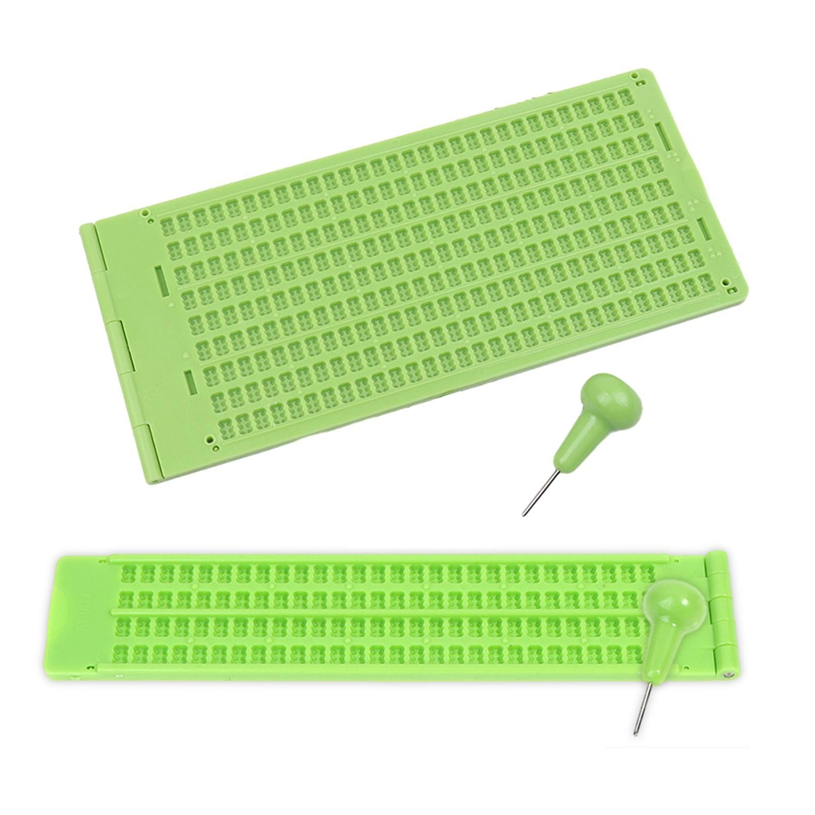 Braille Writing Slate with Stylus Learning Supplies Practical Braille ...