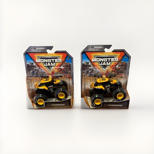 2025 Spin Master lot of 2 Monster Jam JCB DigAtron Monster Truck 1:64 ...