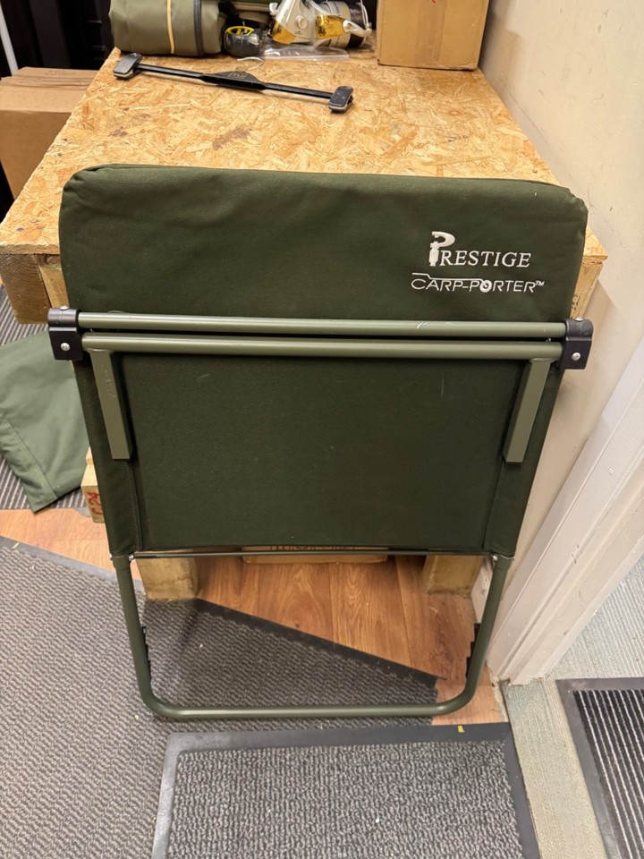CARP FISHING TACKLE - PRESTIGE CARP-PORTER BEDCHAIR OR BARROW BUDDY ...