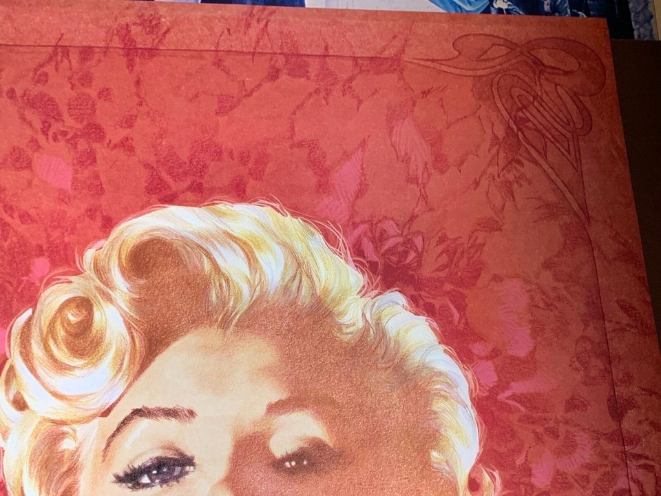 MARILYN MONROE 1987 VINTAGE ORIGINAL BEAUTIFUL POSTER By ROGER RICHMAN ...