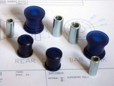 SuperPro Rear Anti Roll Bar ARB Drop Link Bushes For Subaru Impreza 92 ...