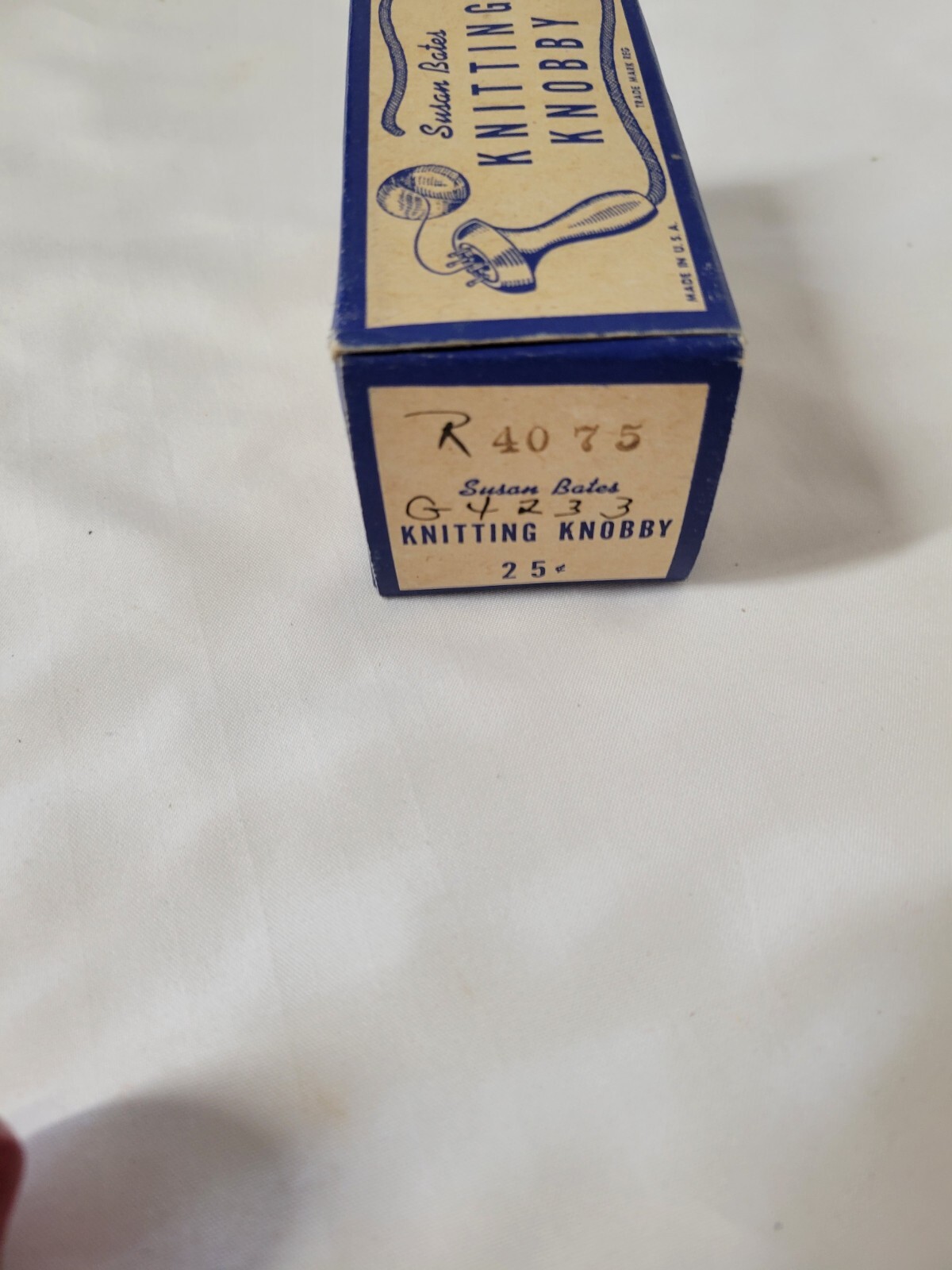 Vintage Susan Bates Knitting Knobby Original Box & Papers | eBay