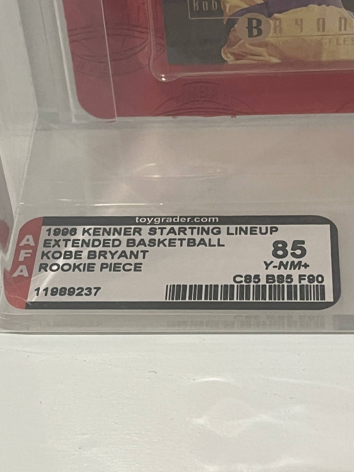 Kobe Bryant 1996 Kenner Starting Lineup Rookie Piece New Factory Sealed ...