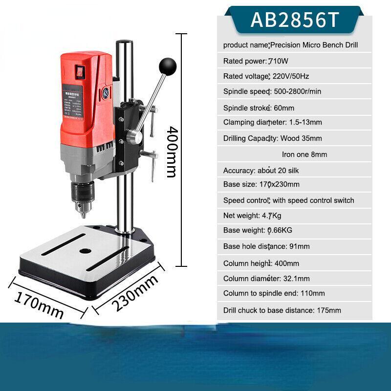 Rotary Table Drilling Machine Bench Drill Small Electric Drill Milling ...