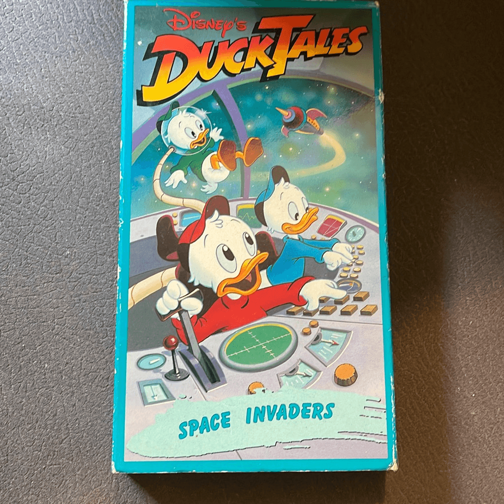 Disney Ducktales Space Invaders VHS Video Tape VCR Show 1991 Duck Tales ...