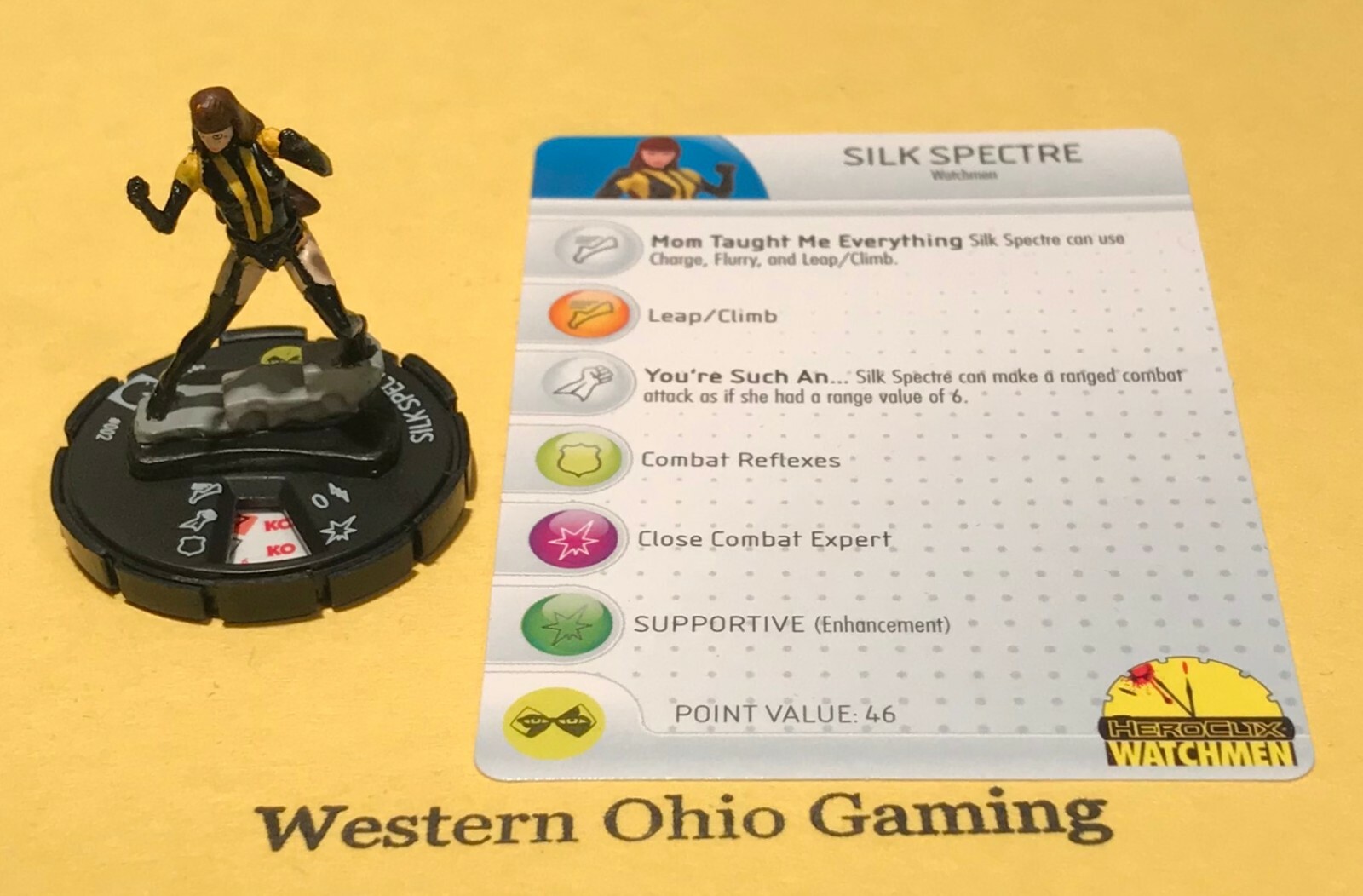 Heroclix Watchmen Silk Spectre #002 NEW from Collector's Boxed Set | eBay