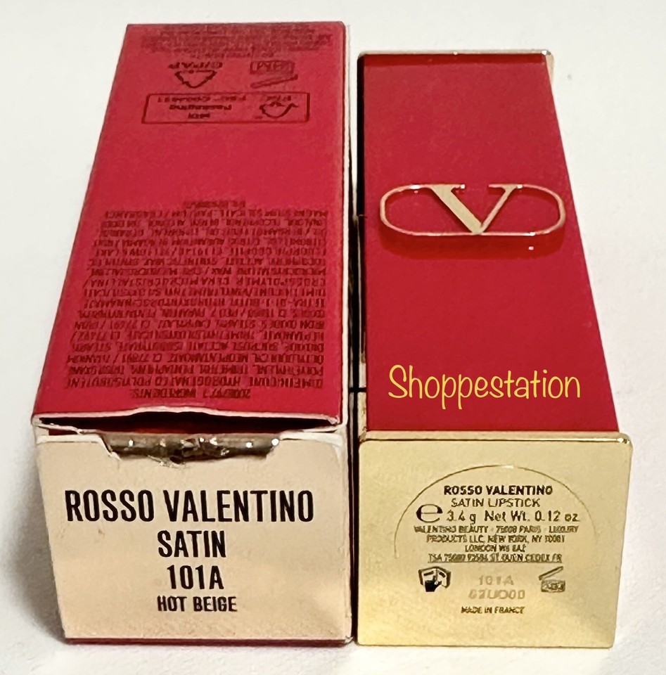 Rosso Valentino Striking Satin Lip Color Refillable Shade 101A HOT ...