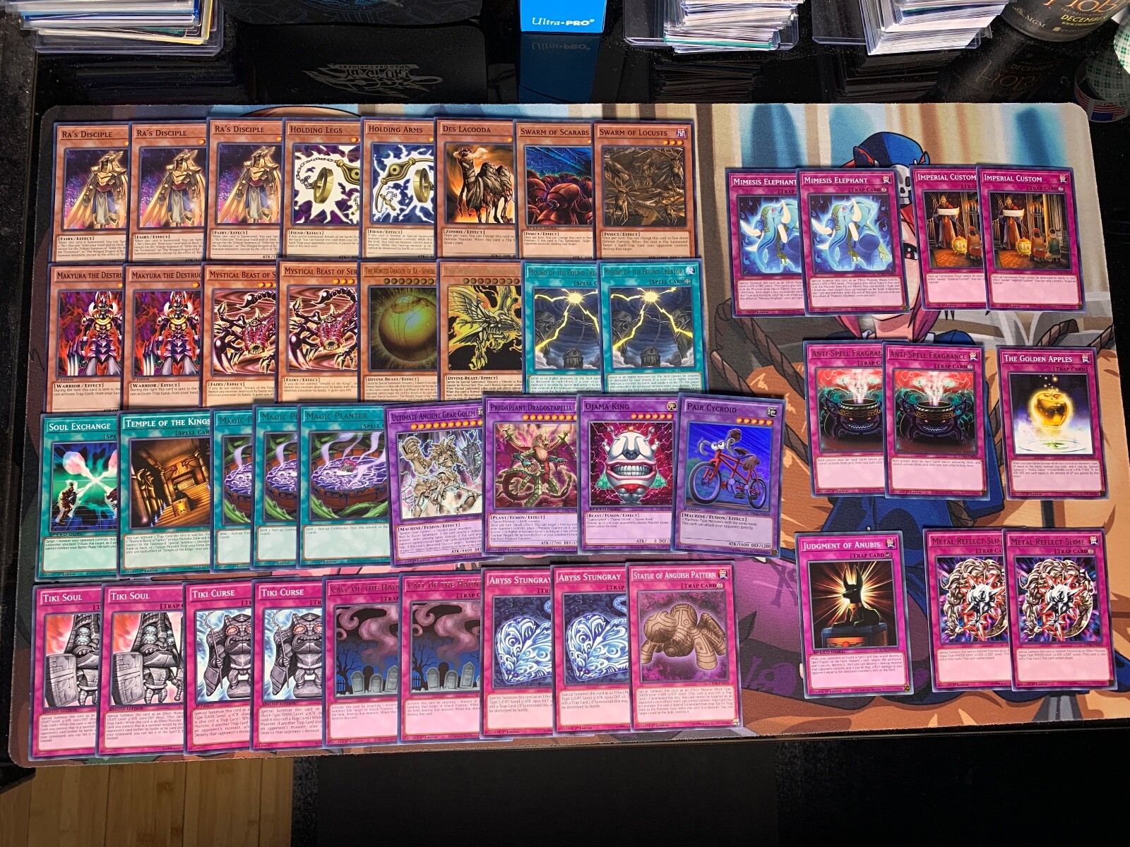 Yugioh Odion Deck - Winged Dragon of Ra, Marik, Trap Beat Down, Fusion ...