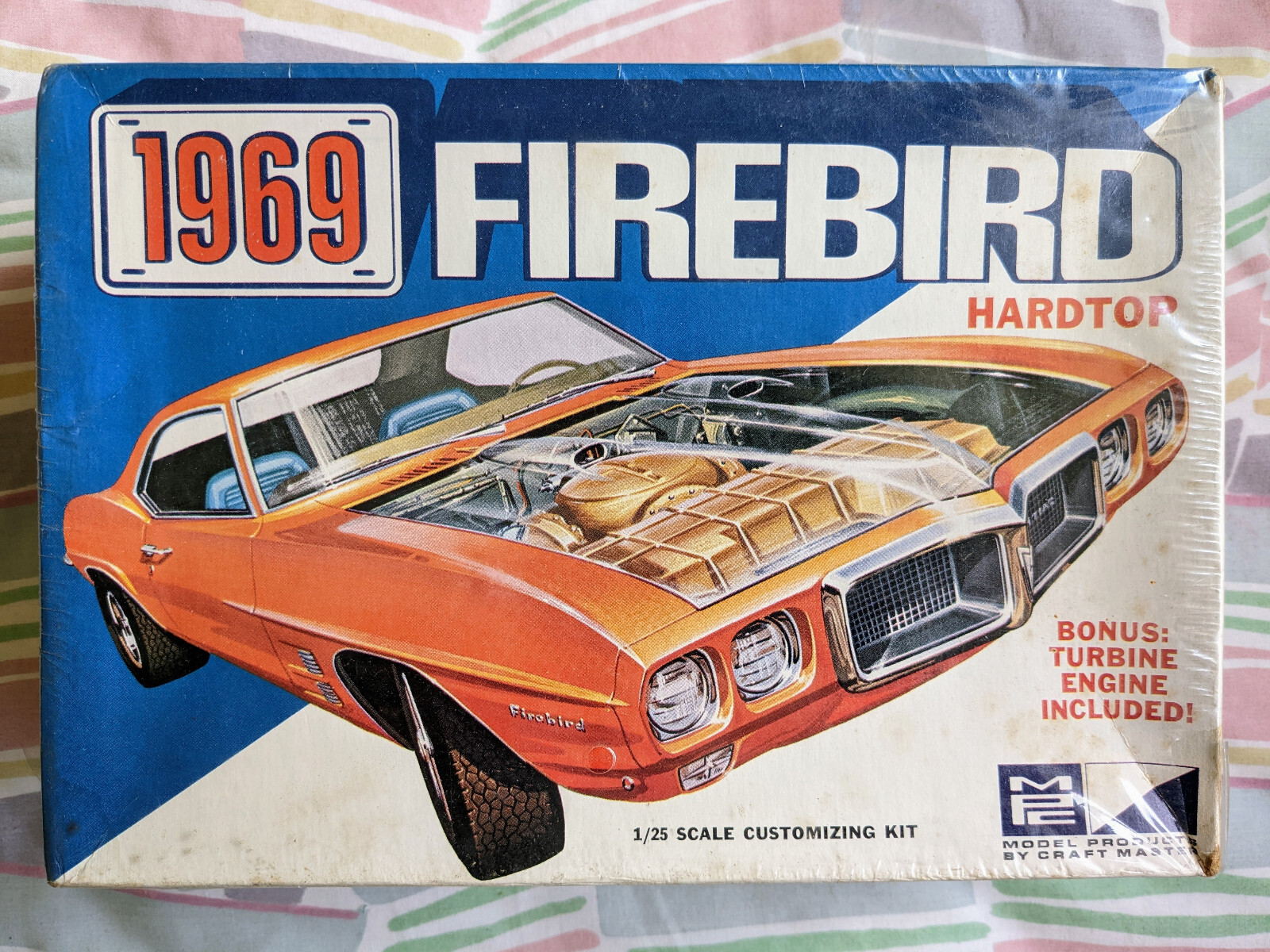 **RARE! **FACTORY-SEALED **ORIGINAL VINTAGE MPC 1969 PONTIAC FIREBIRD ...