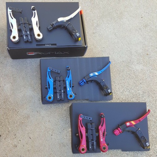 PROMAX P1 CLICK V-POINT LINEAR PULL BRAKE KIT 85MM BICYCLE BIKE BRAKES ...