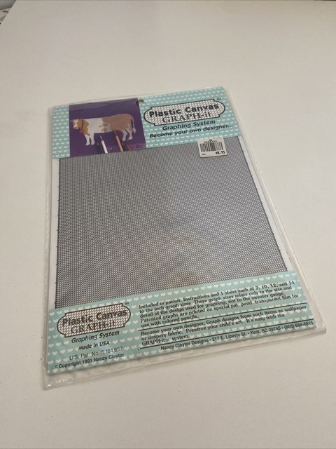 Plastic Canvas Graph It Graphing System by Nancy Claytor Sz 7 10 12 ...