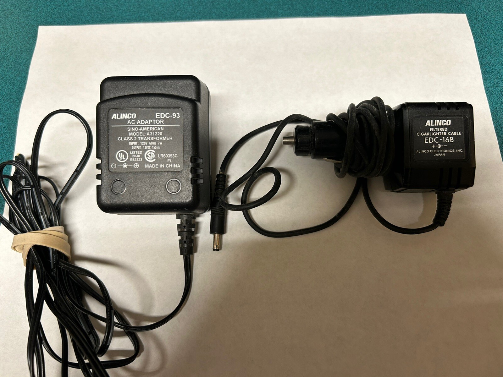Alinco AC and DC power Adapter . EDC-93 and EDC-16B. Power Supply | eBay