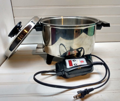 Cordon Bleu 5 Qt Electric Multi-Cooker T-304 Stainless Liquid Core Rice ...