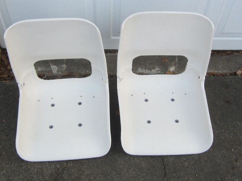 Nautic Star White Plastic Seat Shells | eBay