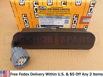 JCB PART - GENUINE JCB WARNING LIGHT CLUSTER FOR 3DX (PART NO. 40/ ...