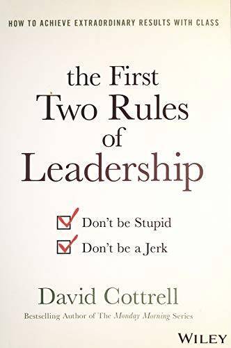 The First Two Rules of Leadership - Paperback - GOOD | eBay