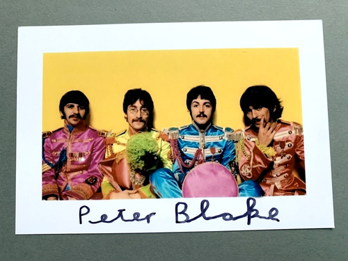PETER BLAKE britischer Künstler original signed Foto 10x15 Autogramm | eBay