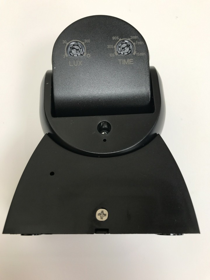 OUTDOOR MOTION SENSOR BLACK PIR POLY CARB 230V DETECTOR 180° SPREAD ZN ...