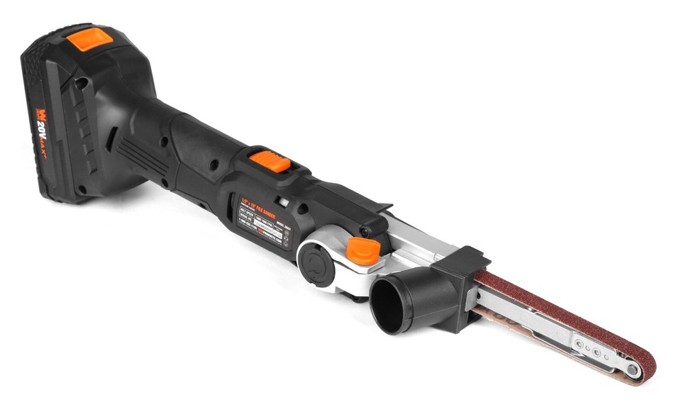 WEN 20V Max Cordless Variable Speed Detailing File Sander/2Ah Battery ...