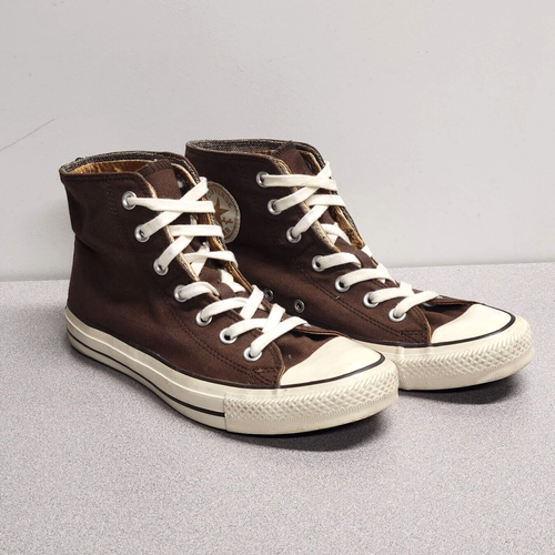 Converse All Stars Foldover Double Upper Women's Shoe Sz8 Brown w/Gold ...