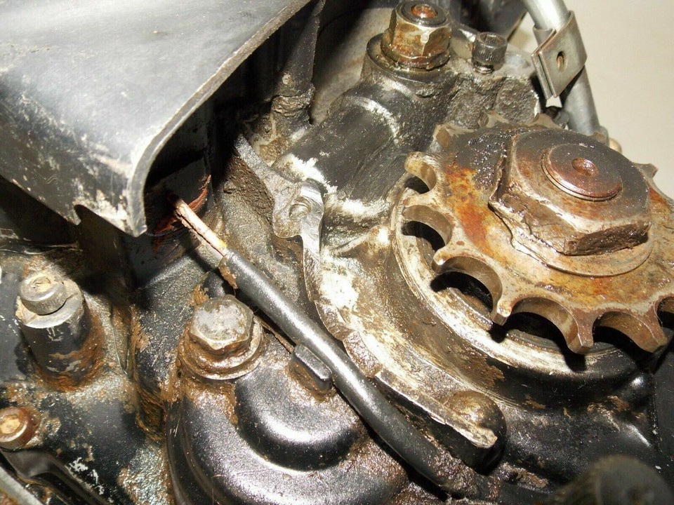 1976 Yamaha TT500 Complete Engine MOTOR 583-004867 5sp Thumper Vintage ...