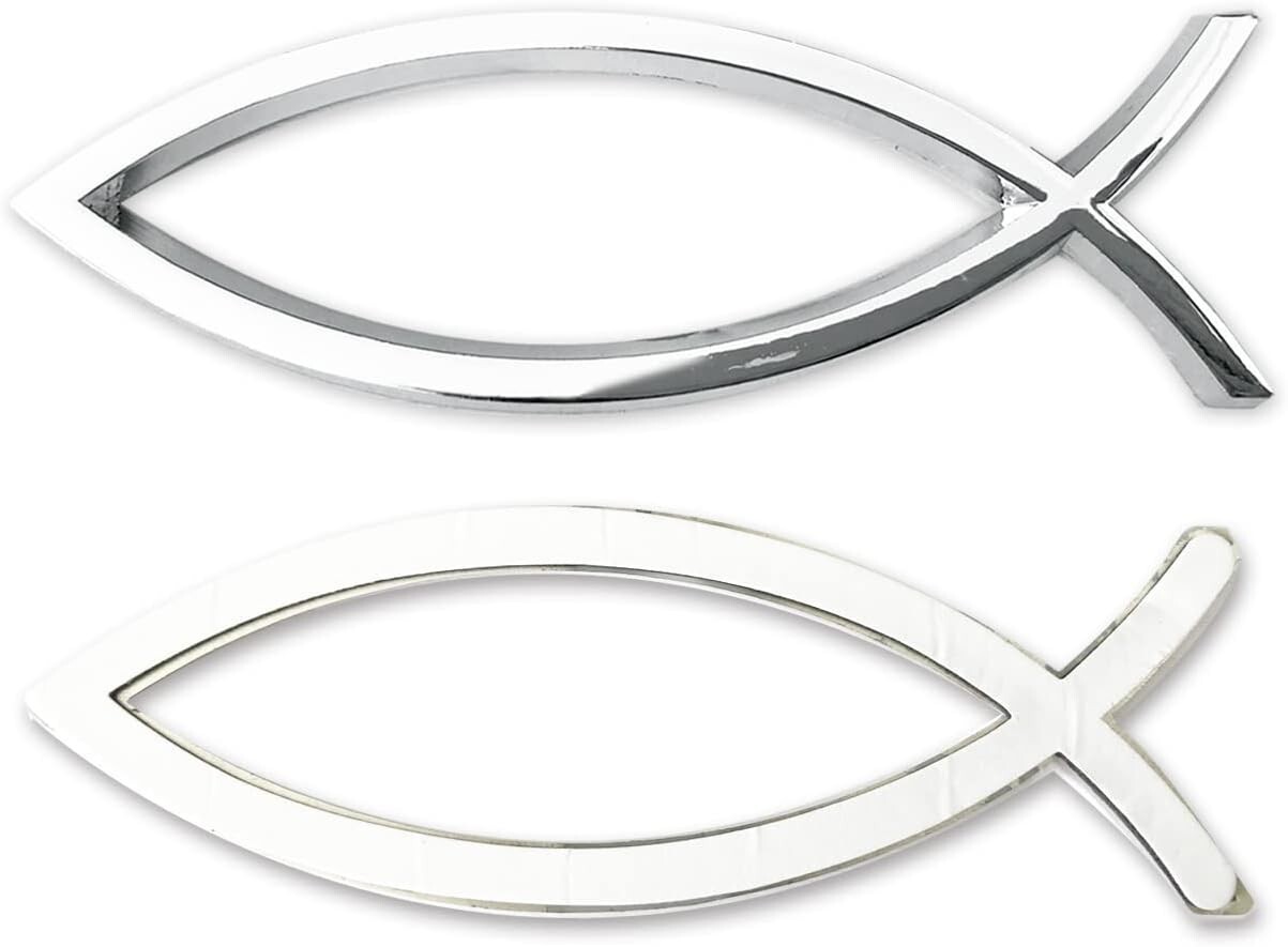 Jesus Fish Christian Car Emblem Christian Fish Car Badge for Car Truck ...