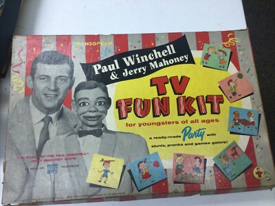 Ventriloquist Paul Winchell And Jerry Mahoney's TV FUN KIT - NOT ...