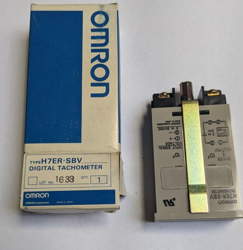 Omron H7ER SBV Digital Tachometer with Box And Instructions | eBay