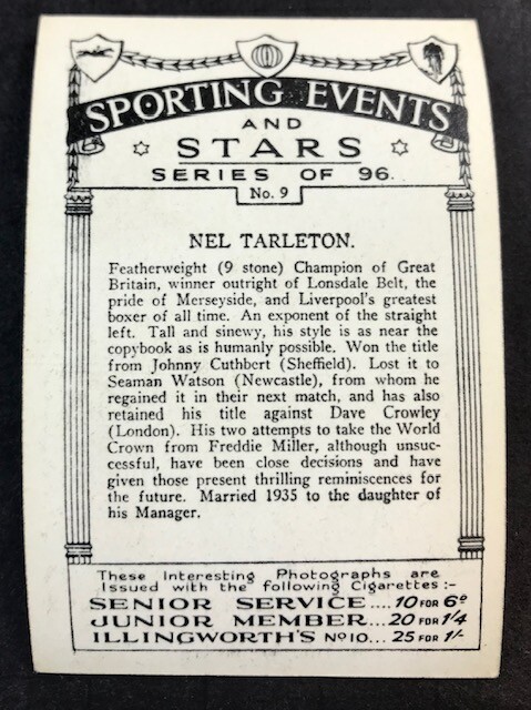 1935 Pattreiouex Sporting Events & Stars #9 NEL TARLETON (A) | eBay