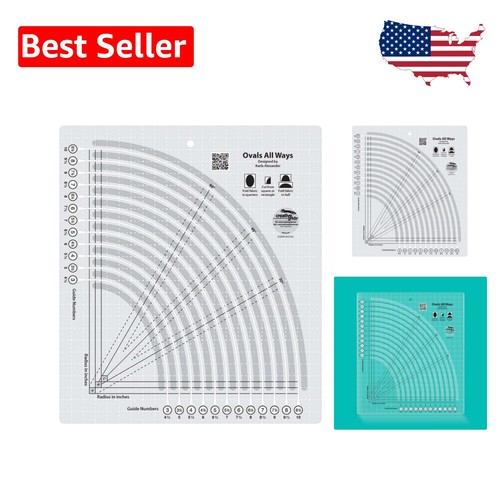 Traditional Acrylic Quilt Ruler - Easy Slide with Gripper Feature for ...