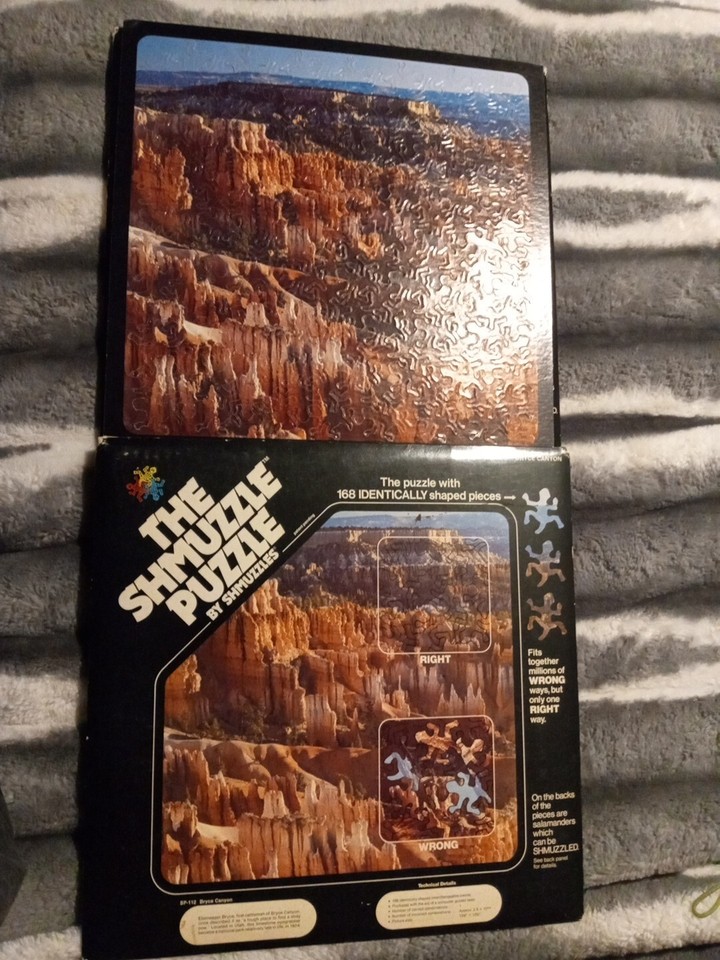 2 Vintage SHMUZZLE PUZZLES• 168 Identical Pieces• Brain Teasers • SP ...