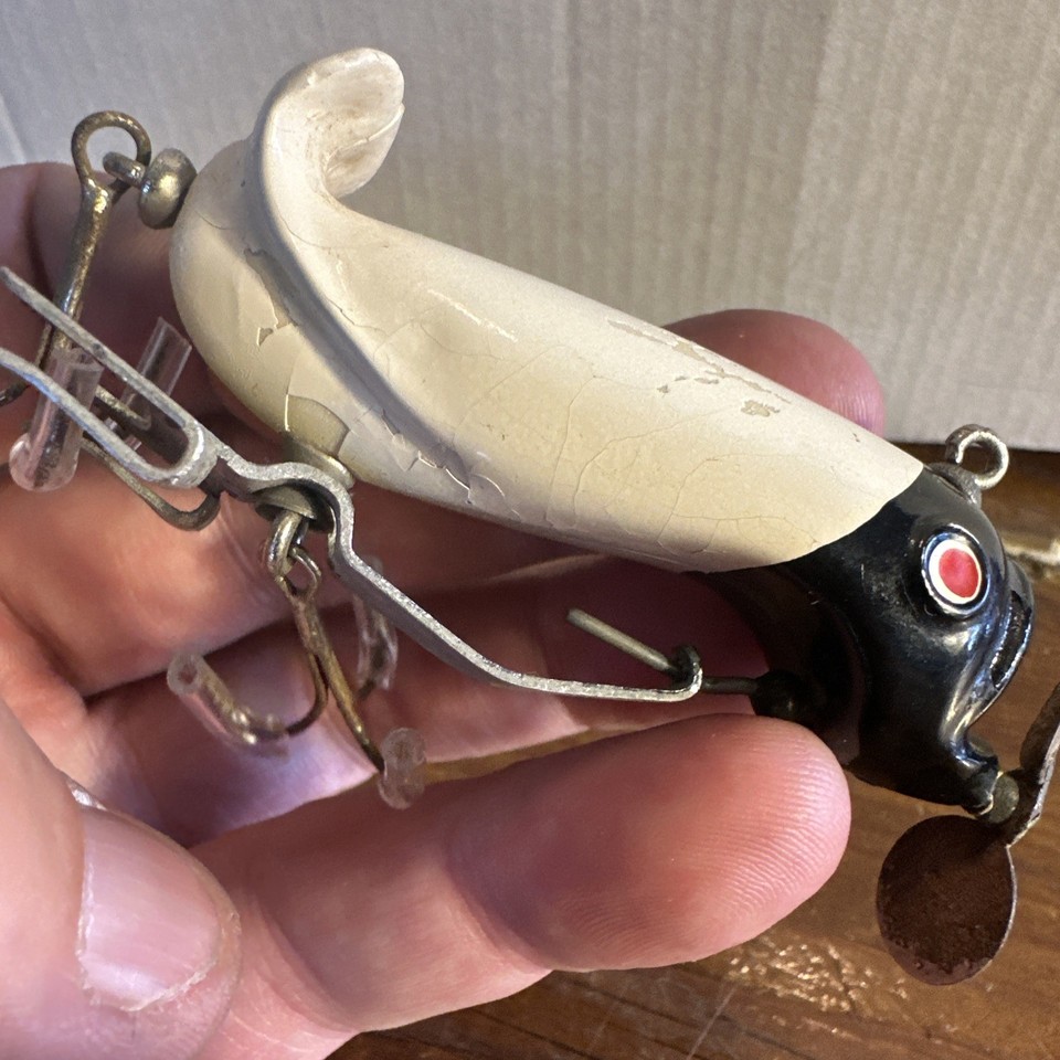 Gowen MFG Bumble Bug Bass lure Black And White Michigan Bait | eBay