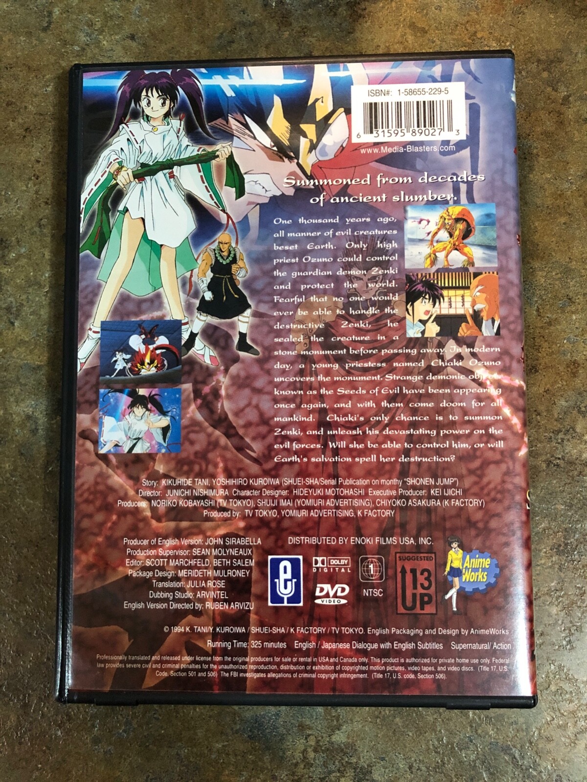 Zenki Saga Vol. 1 (DVD, 2001, 2-Disc Set) for sale online | eBay
