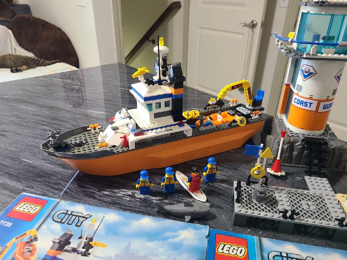 Lego City Coast Guard Patrol Boat And Tower
