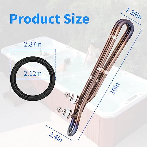 5.5kw Titanium Hot Tub Heater Element for Balboa Spa Heater Element，Flo ...
