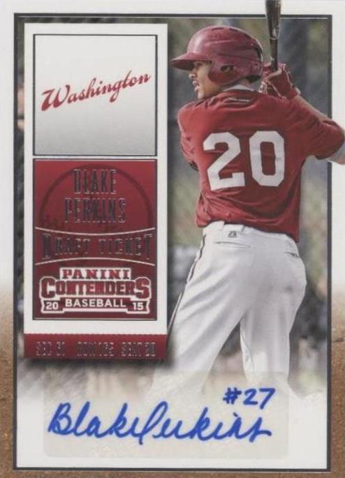2015 Panini Contenders - Draft Ticket Blake Perkins #38 (AU, RC) for ...